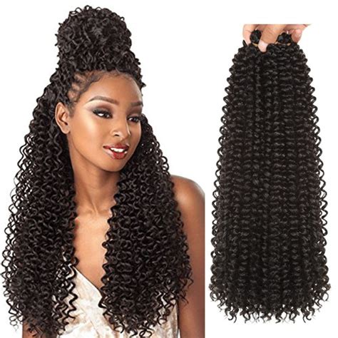18inch Long Crochet Hair Extensions Synthetic Braiding Crochet Braiding