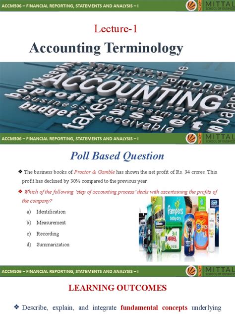 Lecture 1 Accounting Terminology Pdf