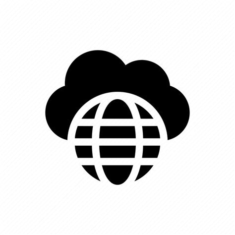 Global Cloud Storage Network Icon Download On Iconfinder