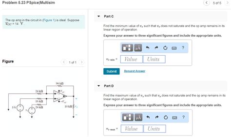 Solved Problem PSpiceMultisim Of Part C The Op Chegg