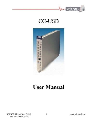 CC USB User Manual MICE