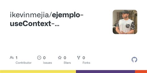 github ikevinmejia ejemplo usecontext createcontext