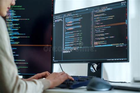 Asian Man Prompt Engineer Develop Coding App With Software Data Sitting