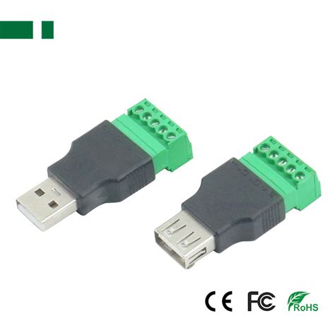 CBN F USB Type A Female To Pin Screw Connector