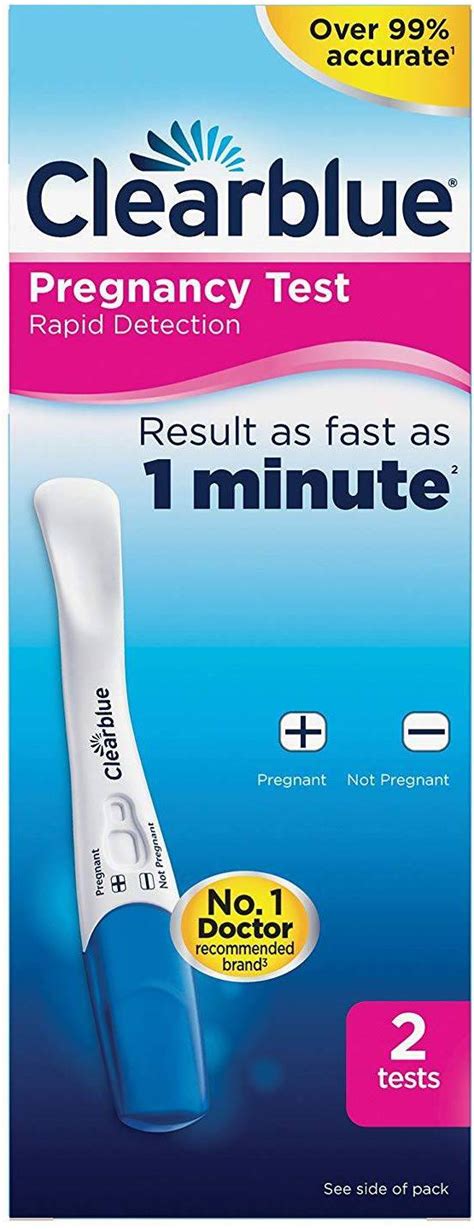 Clearblue Rapid Detection Pregnancy Test 2 Pack • Price