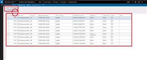 How To Know The Database Log For The Current Record In Dynamics