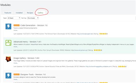 Installing Modules In Orchard Cms Orchard Project Orchard Cms Learn Orchard Cms Orchard Cms