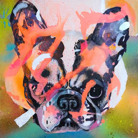 Купить картину Бульдог в Москве от художника Льдин Петр