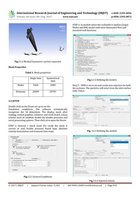 Cfd Analysis Of Symmetrical Tangential Inlet Cyclone Separator Pdf