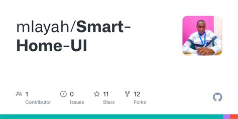 GitHub Mlayah Smart Home UI