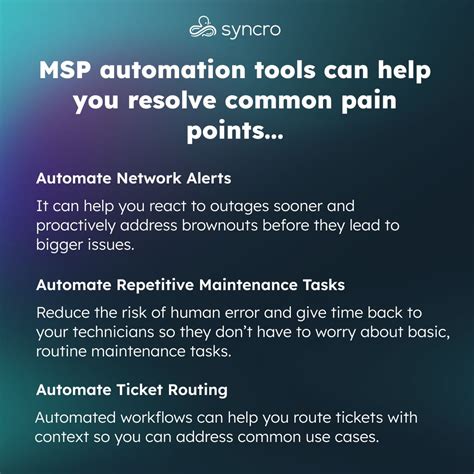 Syncro On Linkedin Syncro Msp Itmanagers Automation Worksmarter