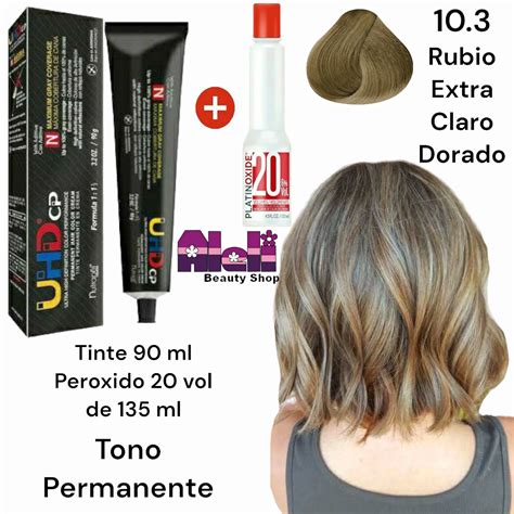 Tinte 103 Rubio Extra Claro Dorado Uhd Aleli Beauty Shop