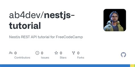 Github Ab Dev Nestjs Tutorial Nestjs Rest Api Tutorial For Freecodecamp