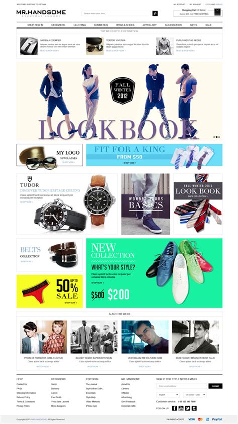 Responsive Magento Themes For Ecommerce Websites Graphic Design Junction