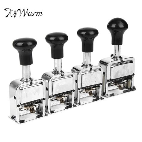 Kiwarm 1pcs 5678 Position Automatic Numbering Machine Into The Number Coding Page Chapter
