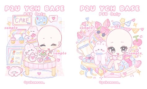 P2u Animeted Ych Base By Yukomeow0222 By Yukomeow0222 On Deviantart
