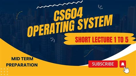 Cs604 Short Lecture 1 5 Cs604 Short Lecture Series Cs604 Mid Term Preparation Cs604 Youtube