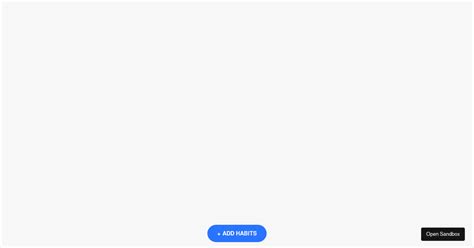 Habit Tracker Project Codesandbox