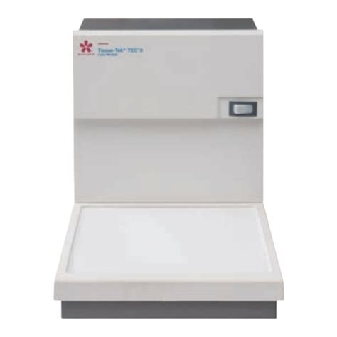 Sakura Tissue Tek Tec 6 Operating Manual Pdf Download Manualslib