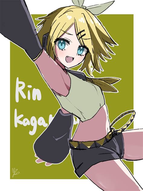 Kagamine Rin Vocaloid Drawn By Yatsuwoemiya Danbooru