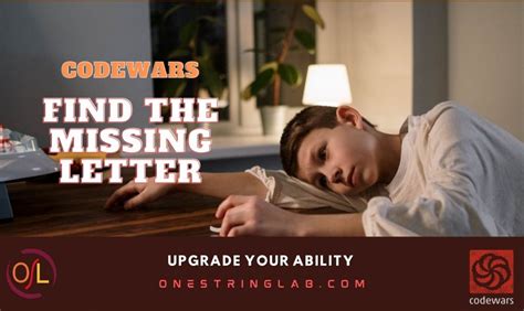 find the missing letter archives onestring lab