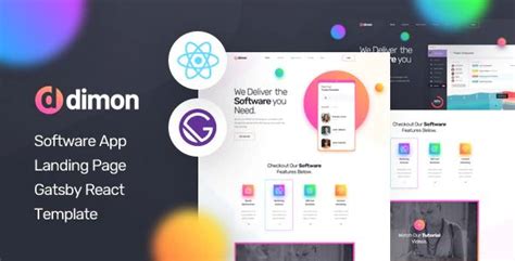 Dimon Gatsby React App Landing Page Template