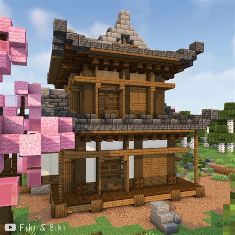 Our Two Story Traditional Japanese House Rminecraftbuilds