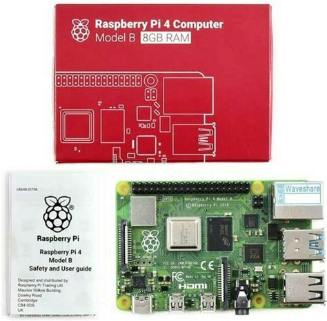 Микрокомпьютер Raspberry Pi Pi 4 B 8gb купить по низким ценам в интернет магазине Ozon