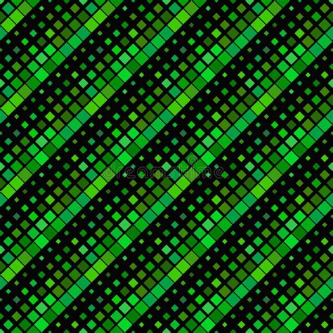Dark Green Seamless Abstract Square Pattern Background Stock Vector Illustration Of Repeat