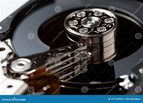 Computer Hard Drive For Storing Large Amounts Of Information Stock Image Image Of Memory