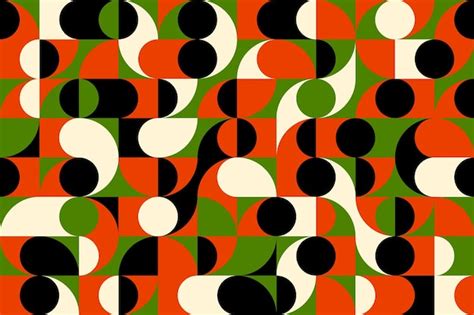 Premium Vector Abstract Modern Geometric Pattern Circle Grid