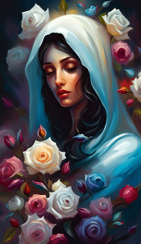 Download Beautiful Virgin Mary Royalty Free Stock Illustration Image Pixabay