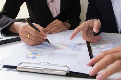 비즈니스 팀 회의 프로젝트 작업 Projectprofessional 투자 컨설팅 컨셉 비즈니스 및 금융 Ecofin에 대한 스톡