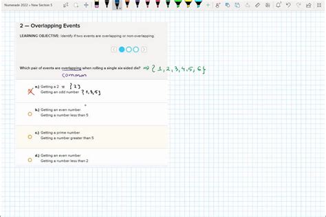 solved 2 overlapping events learning objective identify two events