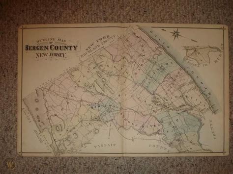 Saddle River Wyckoff Ho Ho Kus Mahwah New Jersey Map Nr 29539045