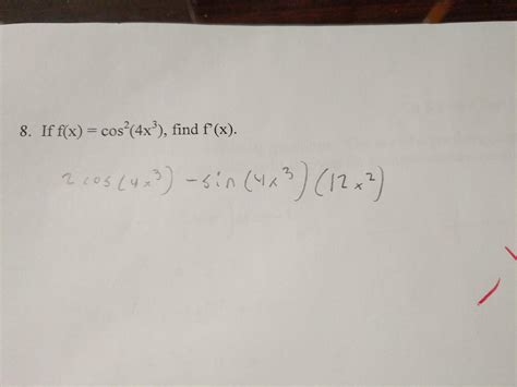 What Is Wrong With This Derivative R Calculus