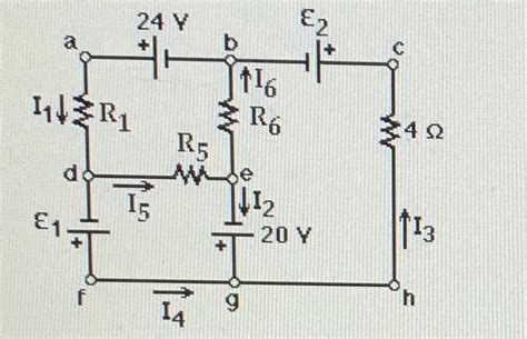 Solved The Multi Loop Circuit Above Is Given With R1 6