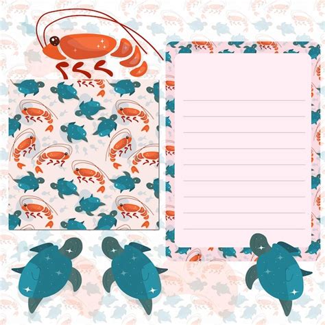 Premium Vector Turtle Jpeg Png Vector Illustration Printable Notepad