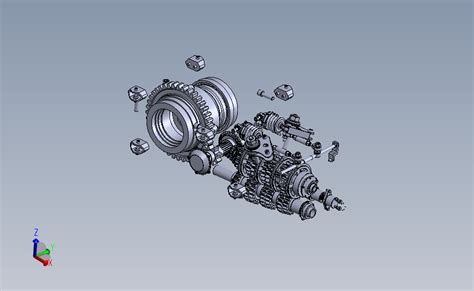 变速箱内部结构3d模型（solidworks软件打开） Solidworks 2014 模型图纸下载 懒石网