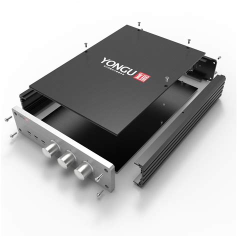 Aluminium Amplifier Chassis Power Enclosure 1u Project Bbox Yongu Case