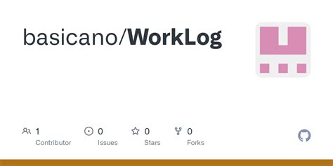 Github Basicanoworklog