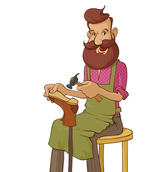 9774031 Ilustraciones De Stock De Zapatero Dibujos Animados