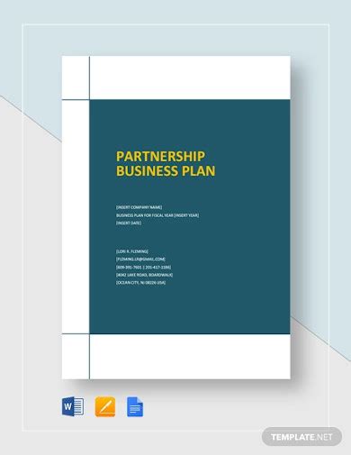10 Partnership Planning Templates In Pdf Word