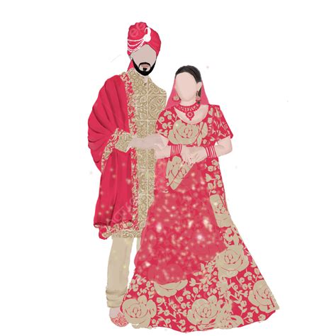 Wedding Couple Caricature Couple Caricature Bride And Groom