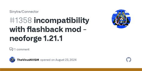 Incompatibility With Flashback Mod Neoforge 1211 · Issue 1358