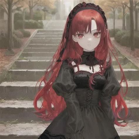 Masterpiece Best Quality 1girl Red Hair Long Hai Openart