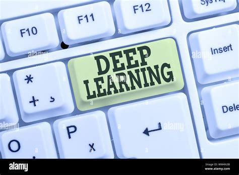 Conceptual Hand Writing Showing Deep Learning Concept Meaning