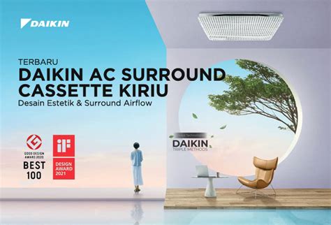 Terbaru Daikin Ac Surround Cassette Skyair Kiriu Hembusan Semua Arah