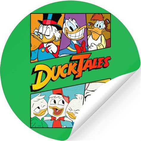 Vintage Disney Ducktales Group Panels Retro Ducktales Stickers Id