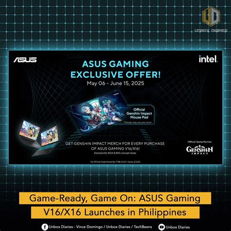 Game Ready Game On Asus Gaming V16 X16 Launches In Philippines